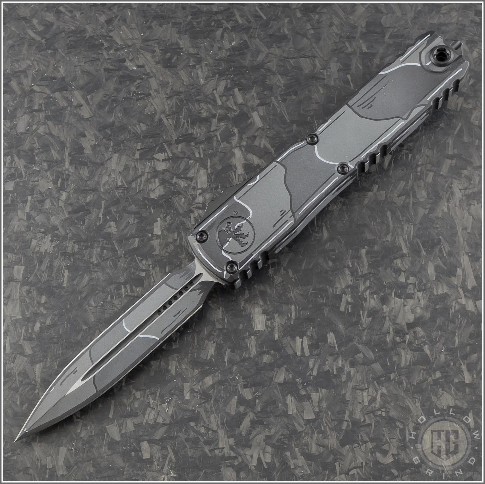 Microtech Knives Urban Camo Ultratech ZBP D/E Automatic OTF D/A Knife ...