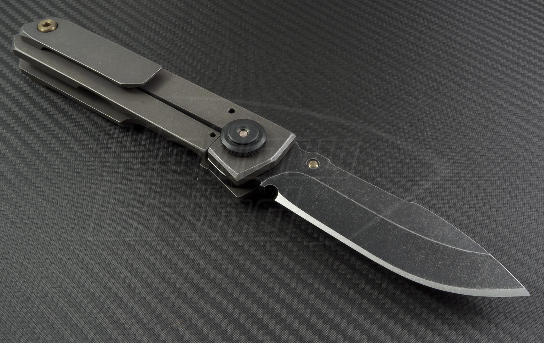 Crusader Forge Custom Metal Streetfighter S/E Folder Knife (4in ...