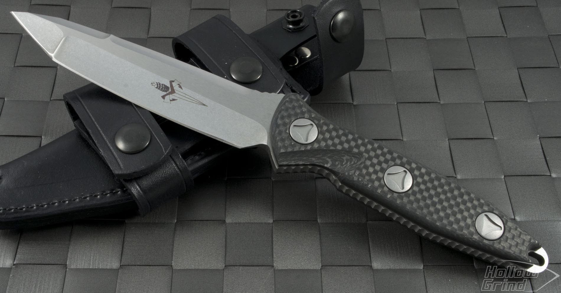 Microtech Knives Custom Carbon Fiber Socom Alpha T/E Fixed Knife (5in ...