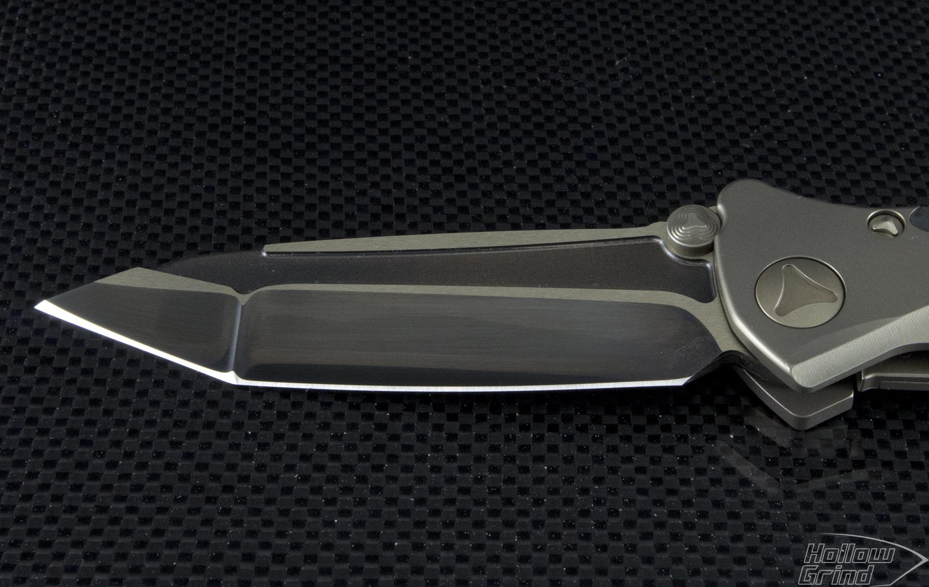 Microtech Knives Custom Carbon Fiber Socom Bravo T/E Folder Knife (4in ...