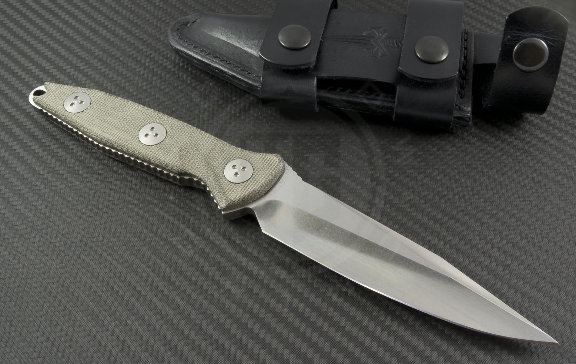 Microtech Knives Custom Green Socom Alpha S/E Fixed Knife (5in ...