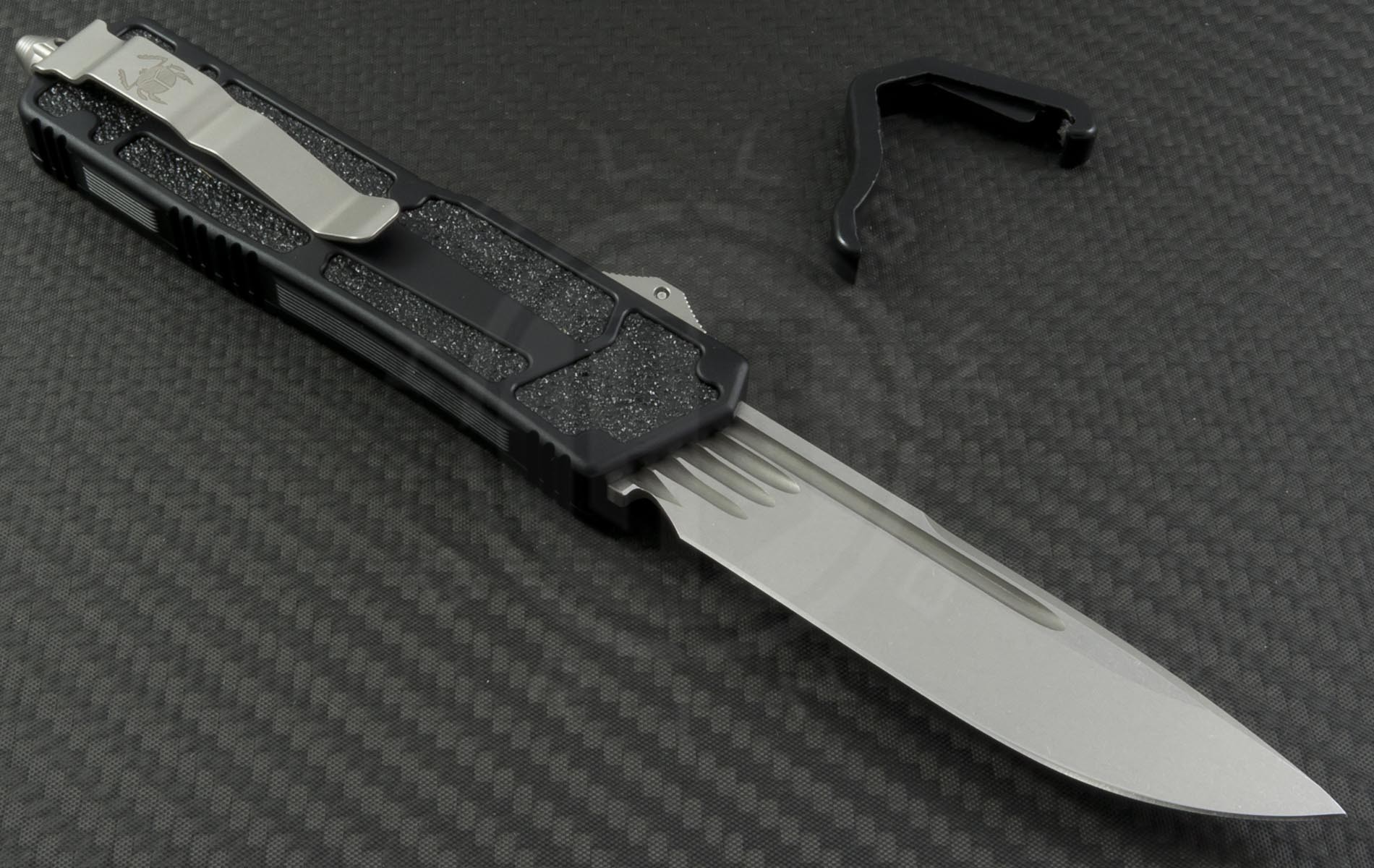 Microtech Knives Navy Scarab S/E Automatic OTF D/A Knife (3.44in ...