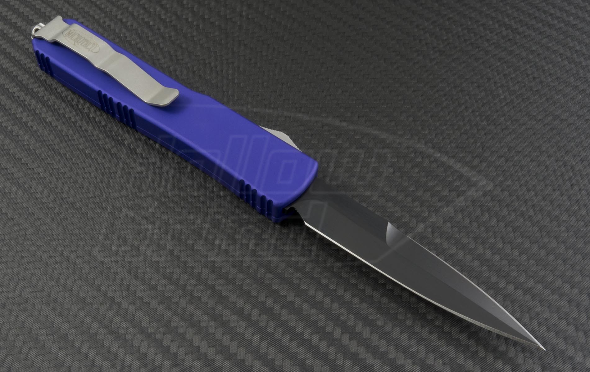 Microtech Knives Purple Ultratech D/E Automatic OTF D/A Knife (3.44in ...