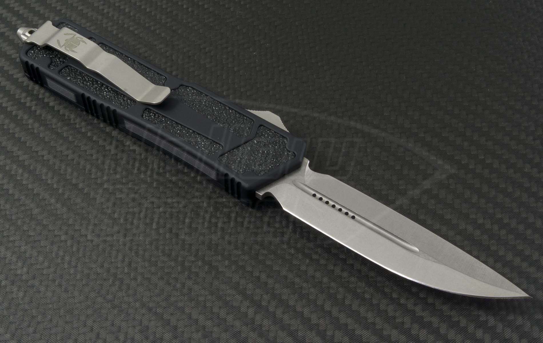 Microtech Knives Scarab D/E Automatic OTF D/A Knife (3.44in Satin Plain ...