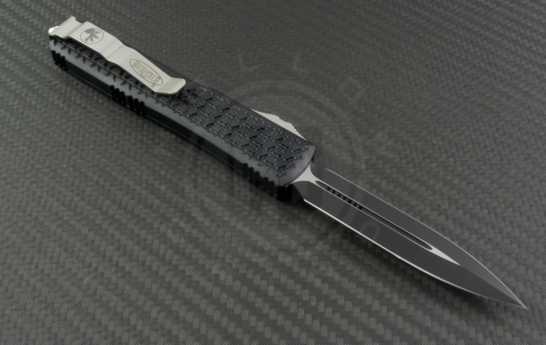 Microtech Knives Ultratech D/E Automatic OTF D/A Knife (3.44in Black ...