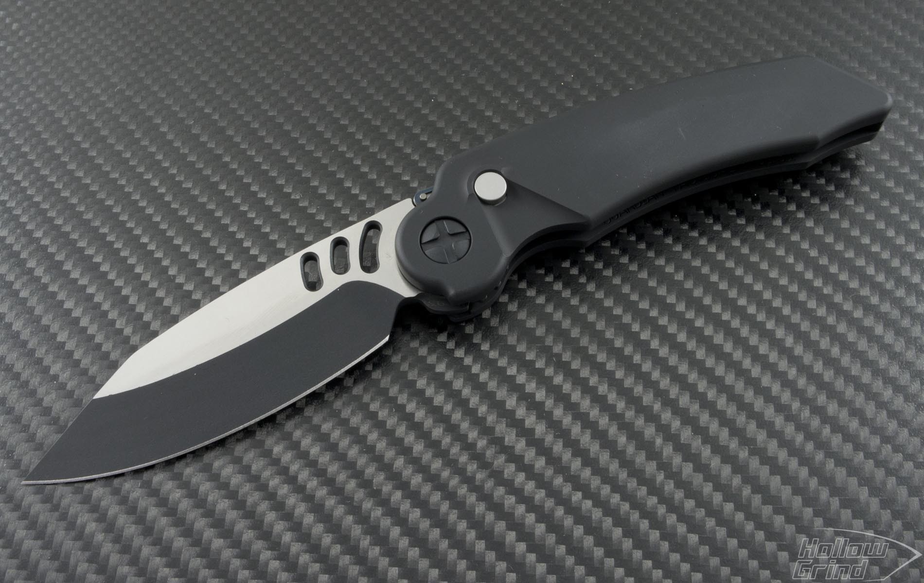 Rat Worx MRX S/E Automatic Folder S/A Knife (3.25in Black Plain CPM-154 ...