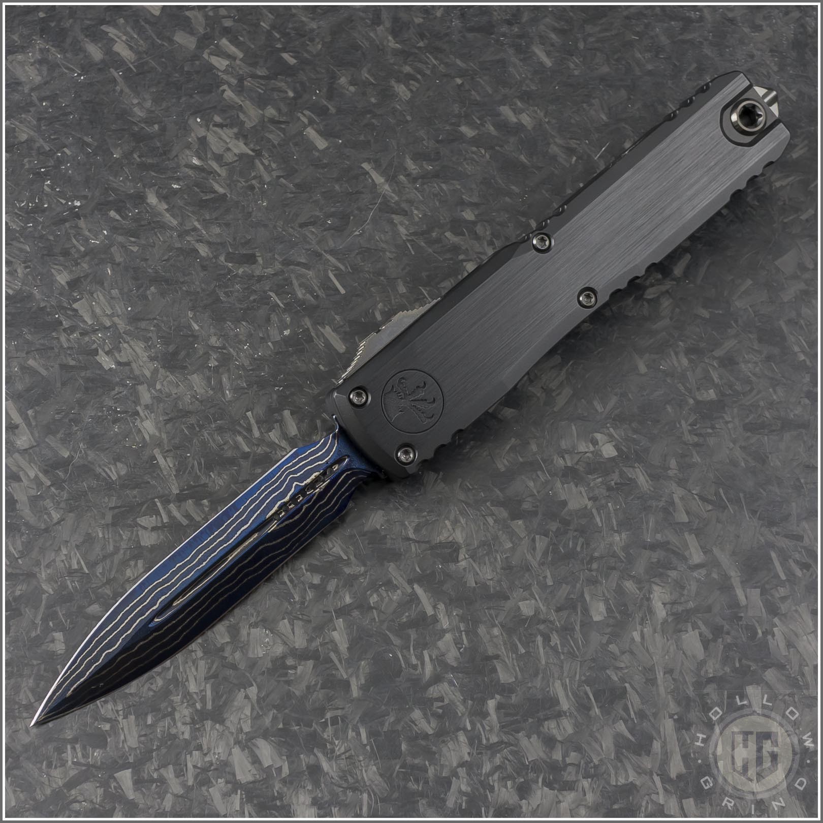 Microtech Knives Limited Hefted Black Ultratech ZBP D/E Automatic OTF D ...