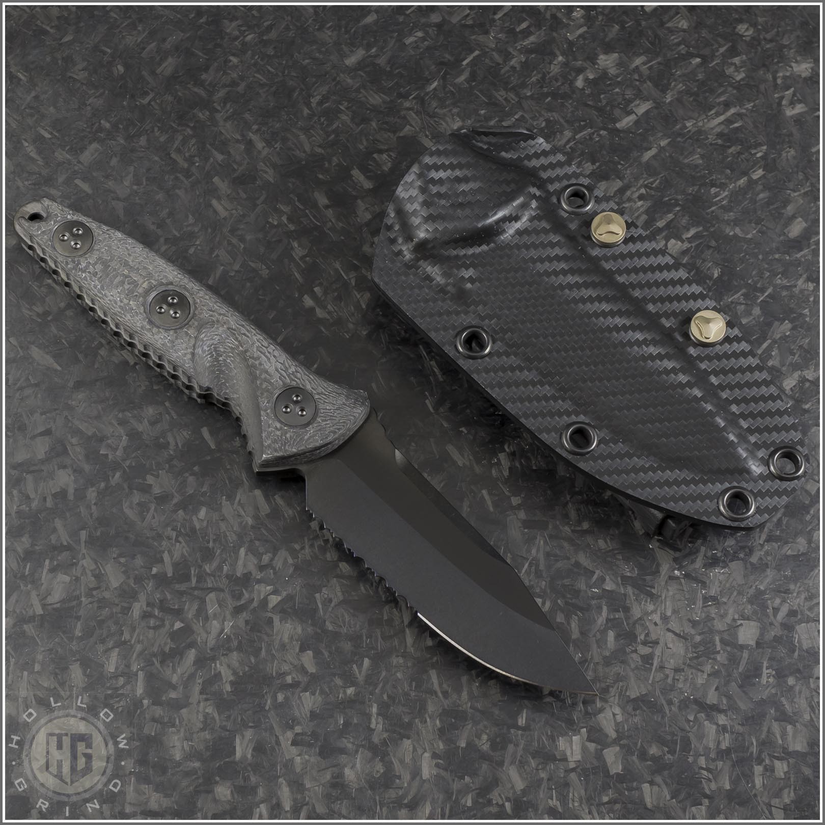 Microtech Knives Limited Carbon Fiber Socom Alpha Mini S/E Fixed Knife ...