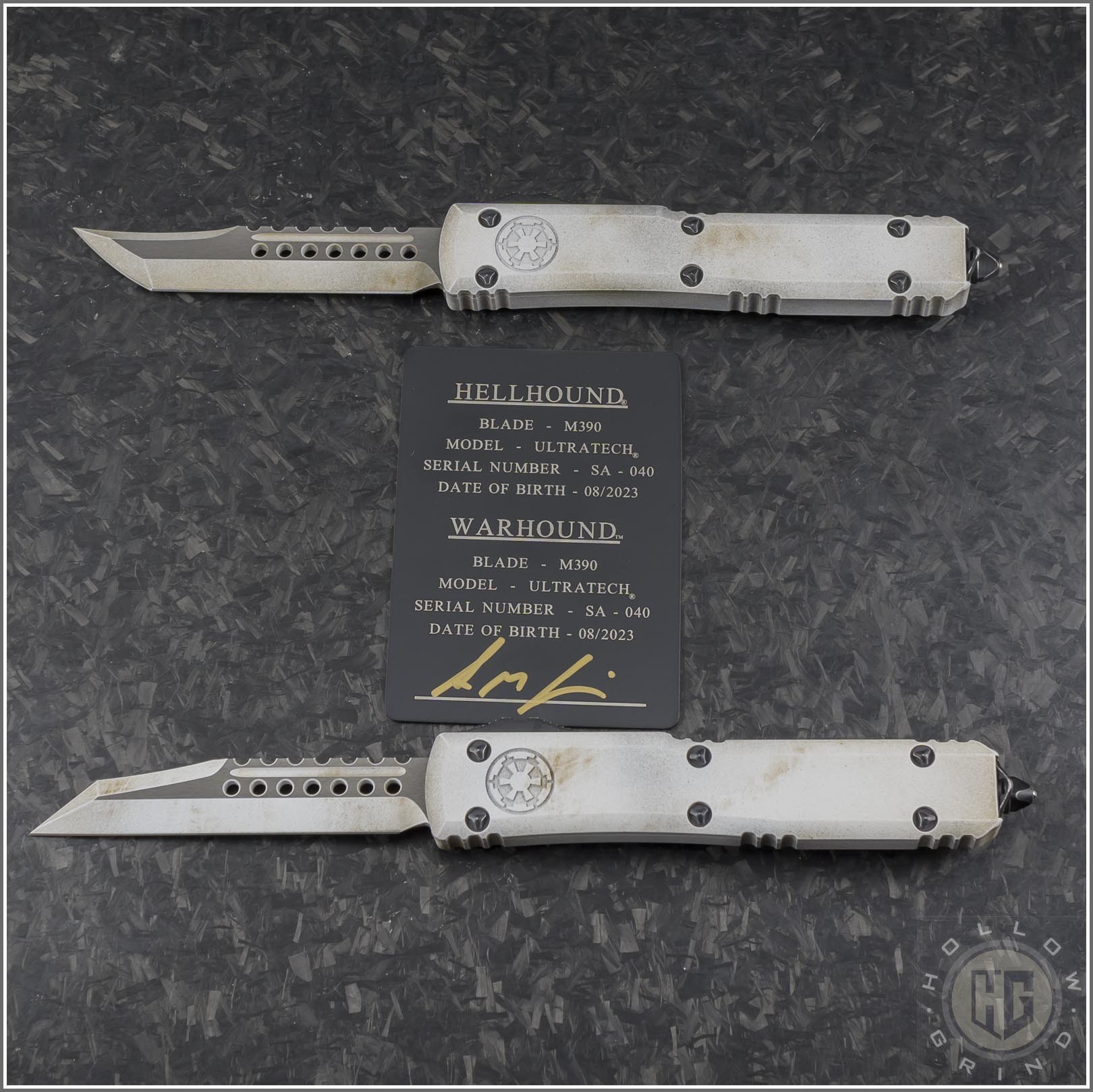 Microtech Knives Sandtrooper White Ultratech Automatic OTF D/A Knife (3 ...