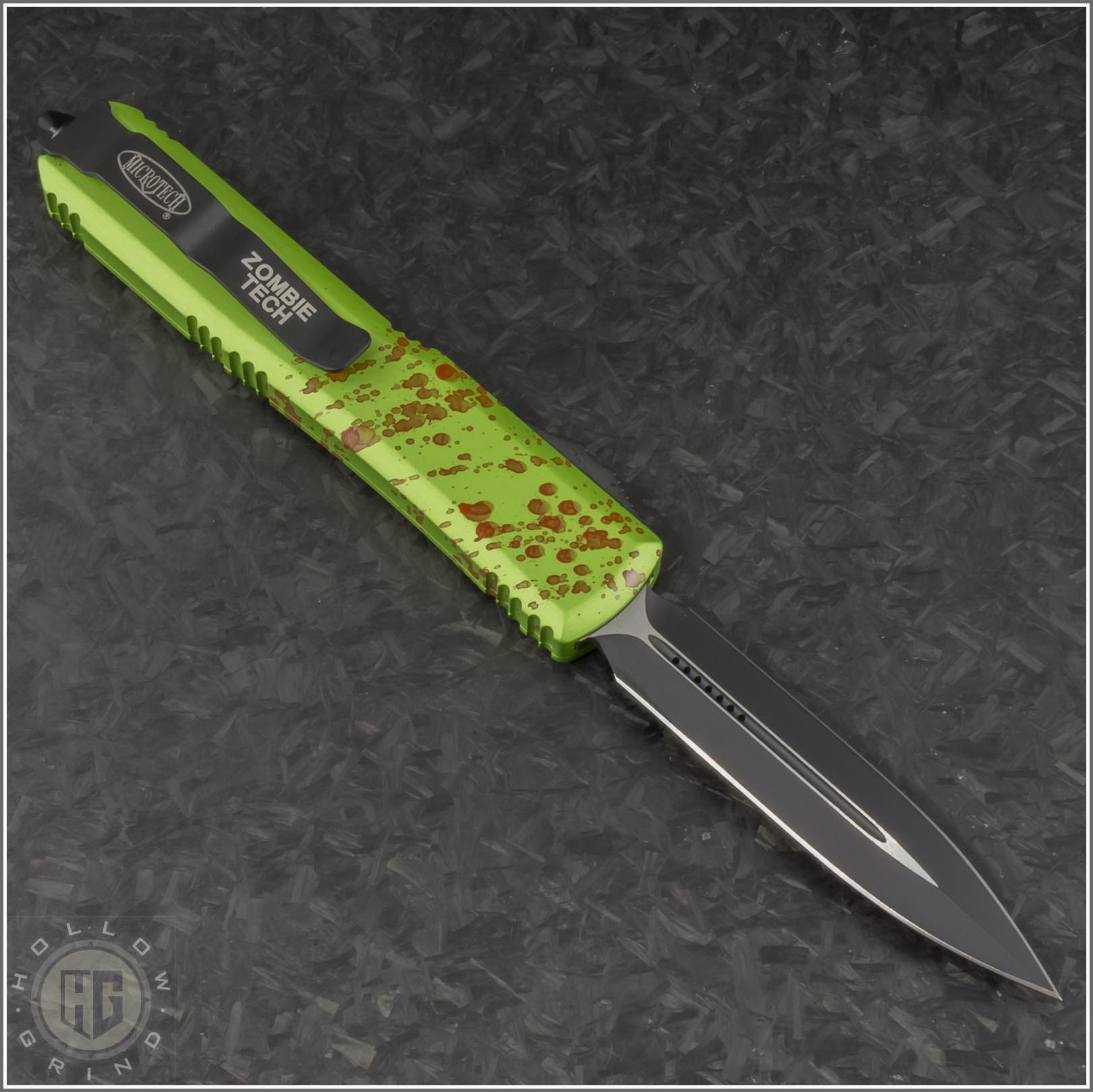Microtech Knives Zombie Ultratech D/E Automatic OTF D/A Knife (3.44in ...