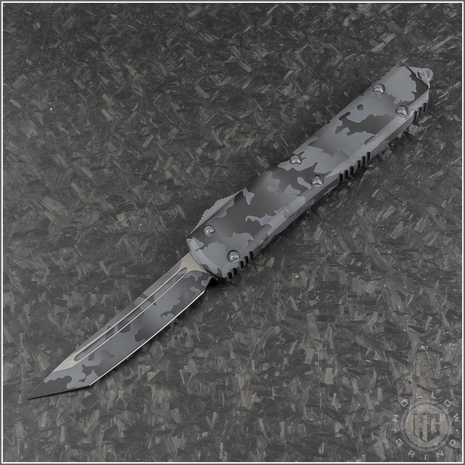 Microtech Knives Urban Camo Ultratech T/E Automatic OTF D/A Knife (3 ...