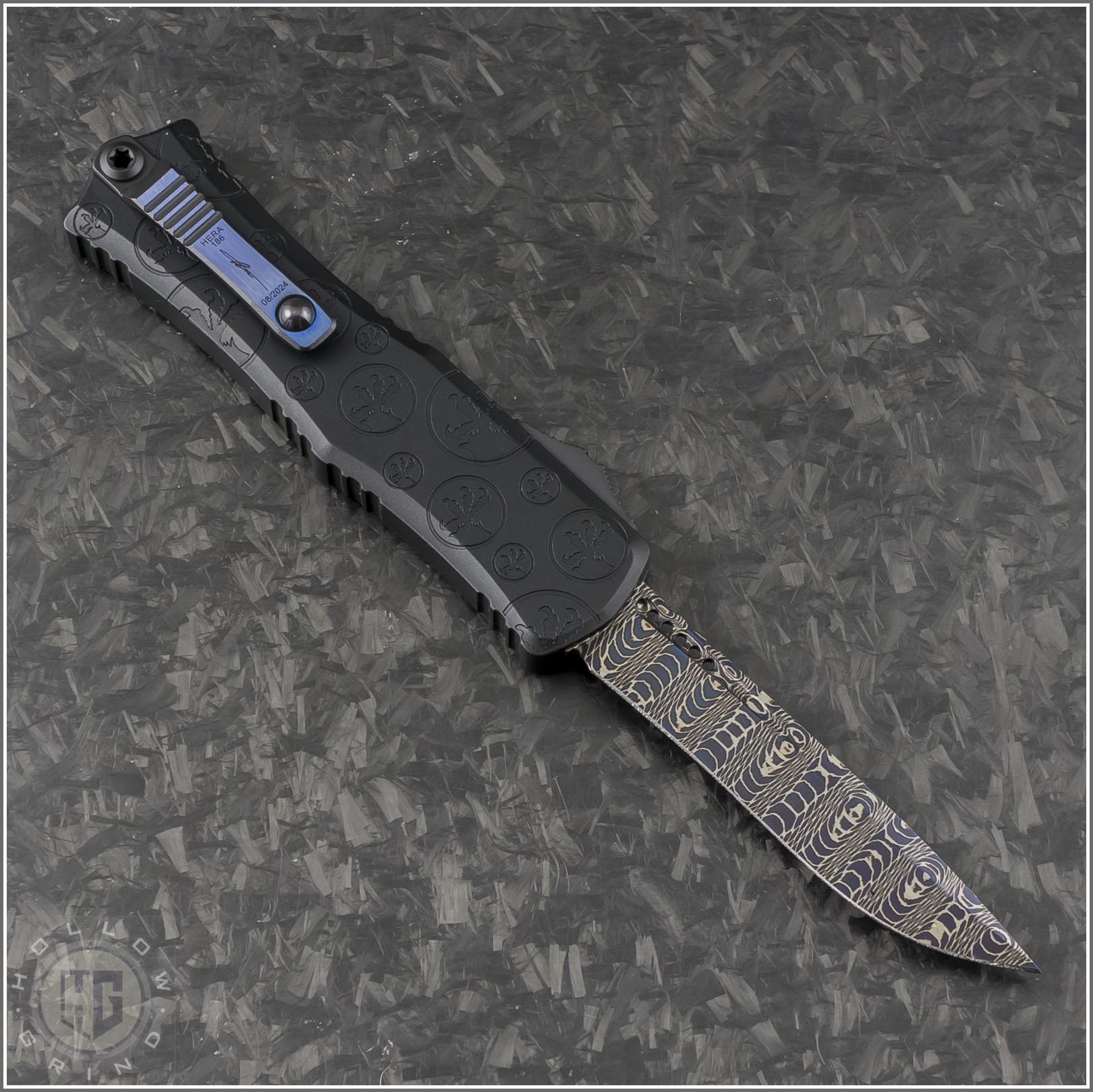 Microtech Knives Limited Hera II Mini Recurve Automatic OTF D/A Knife ...