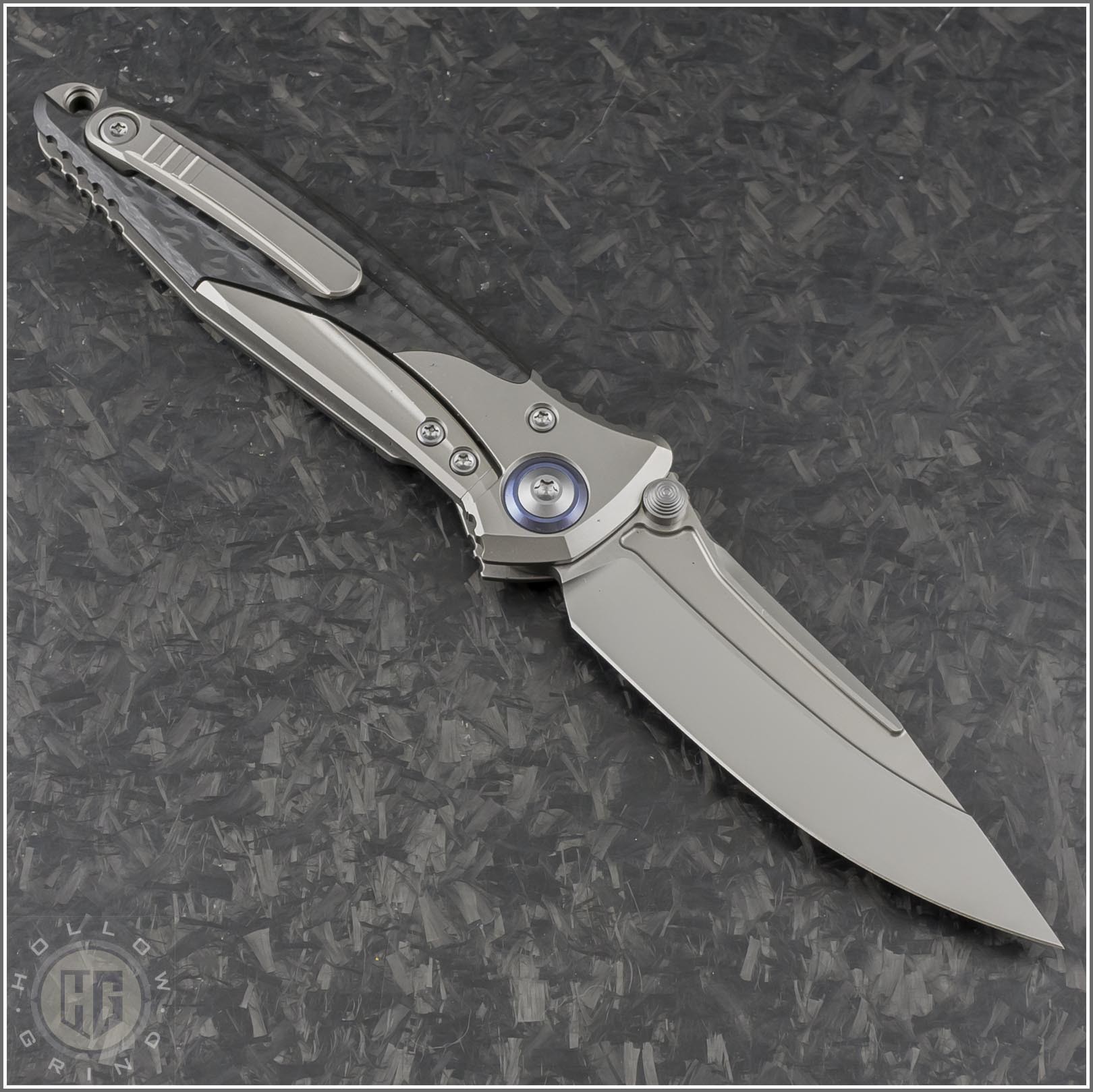 Microtech Knives Carbon Fiber Socom Bravo Mini S/E Folder Knife (3.25in ...