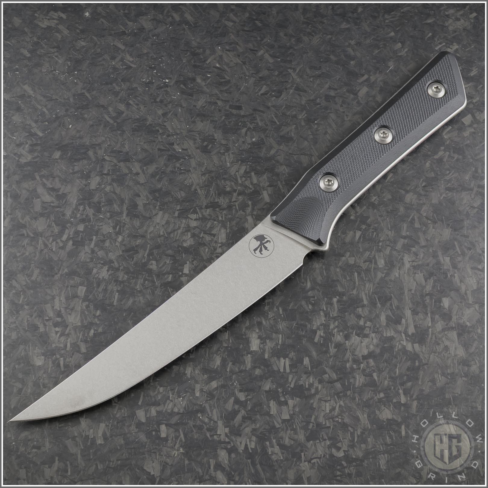 Microtech Knives Kitchen Boning Knife Trailing Point Fixed (6.25in ...