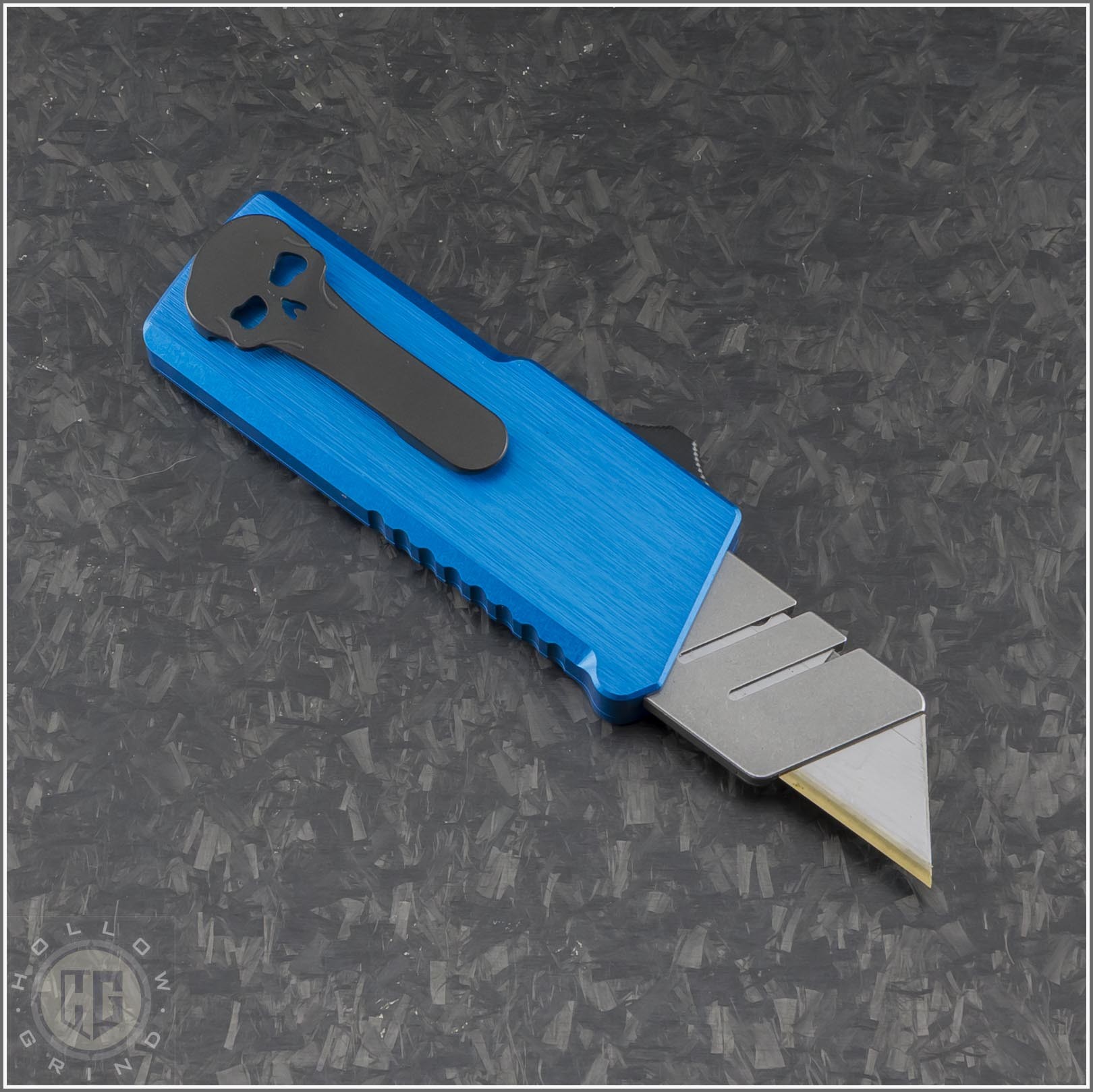 Chaves Knives Blue CHUB OTF Utility Automatic OTF D/A Knife (1in Plain ...