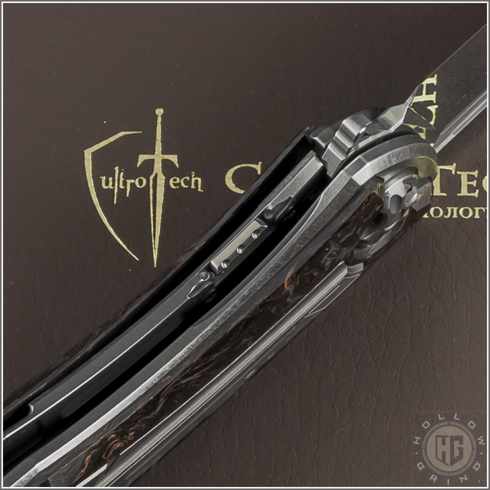 Cultrotech Knives Custom Carbon Fiber Svarn 4 S/E Flipper Knife (4in ...
