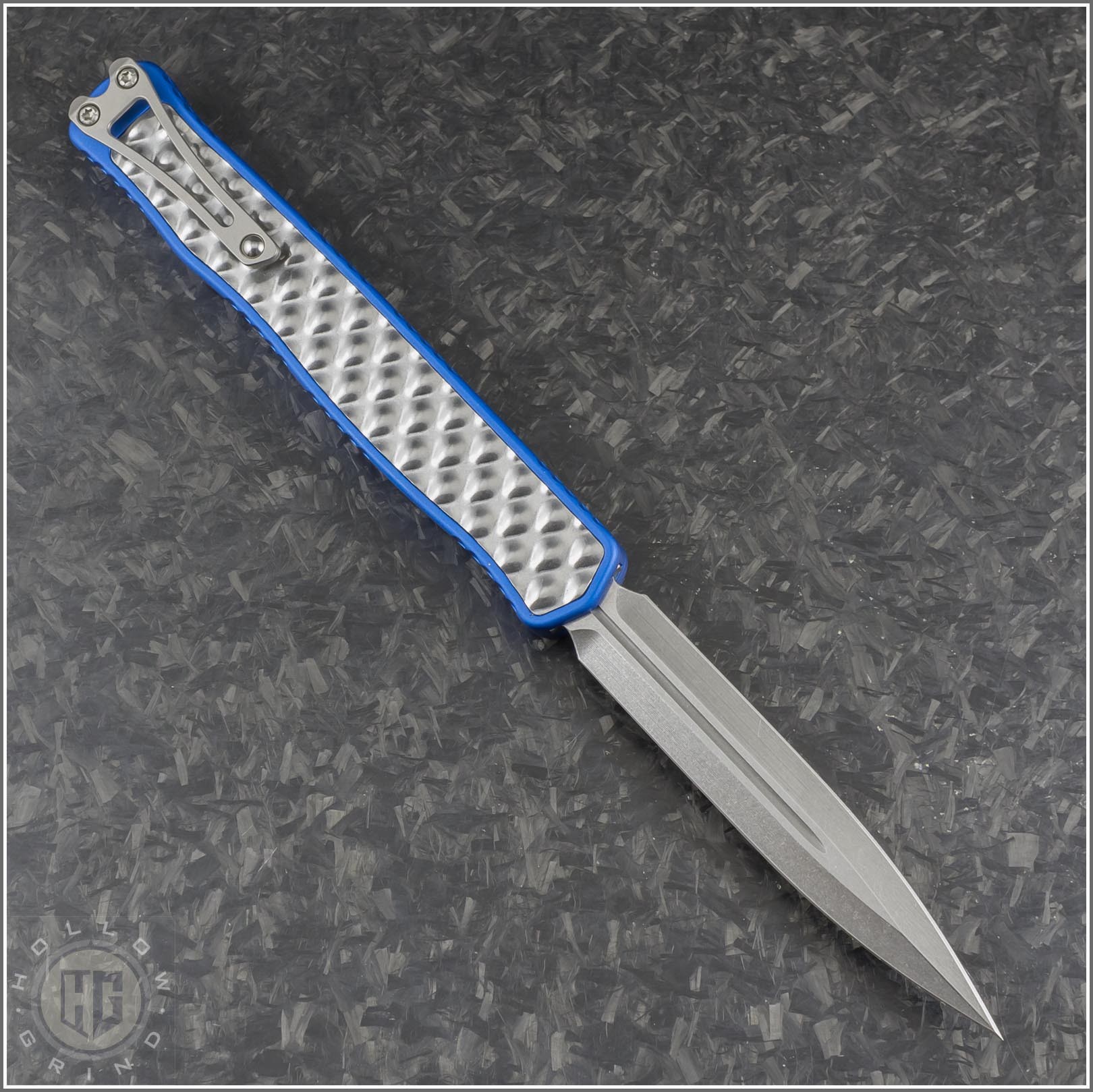 Heretic Knives Blue Cleric 2 D/E Automatic OTF D/A Knife (4.25in ...
