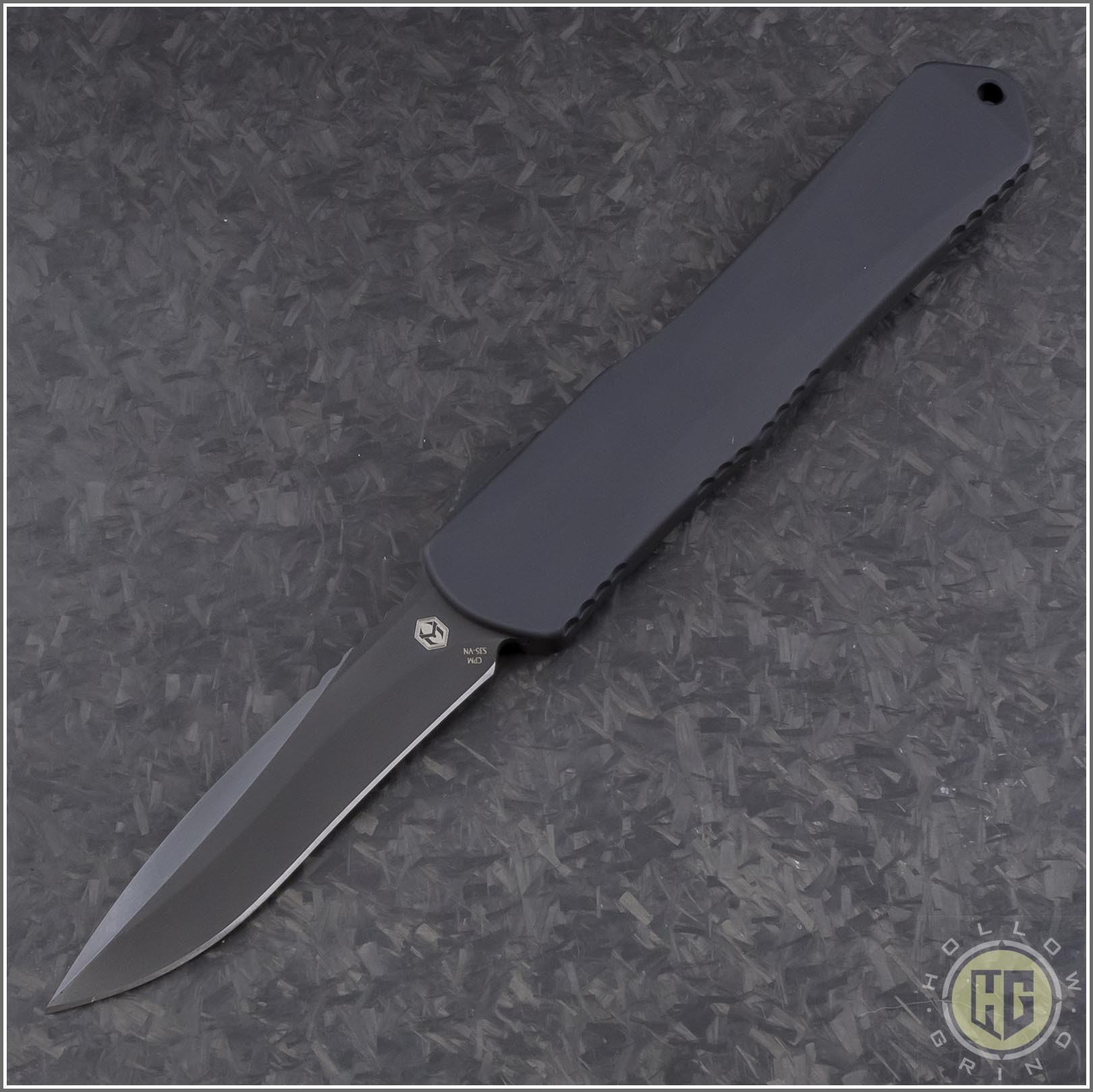Heretic Knives Manticore-X Recurve Automatic OTF D/A Knife (3.7in DLC ...