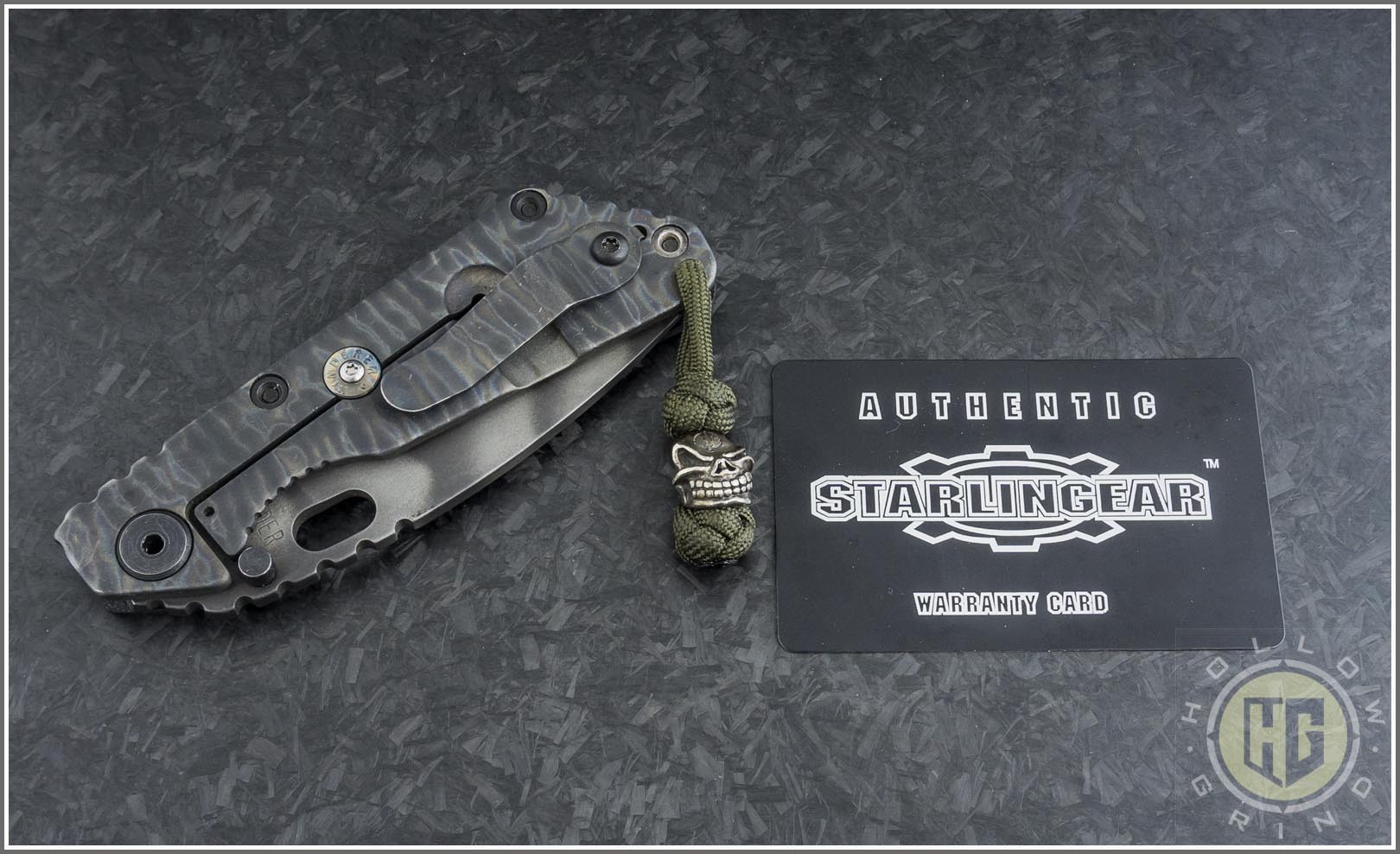 Strider Knives SnG Clip Point Folder S/A Knife (3.5in Tigerstripe Plain ...