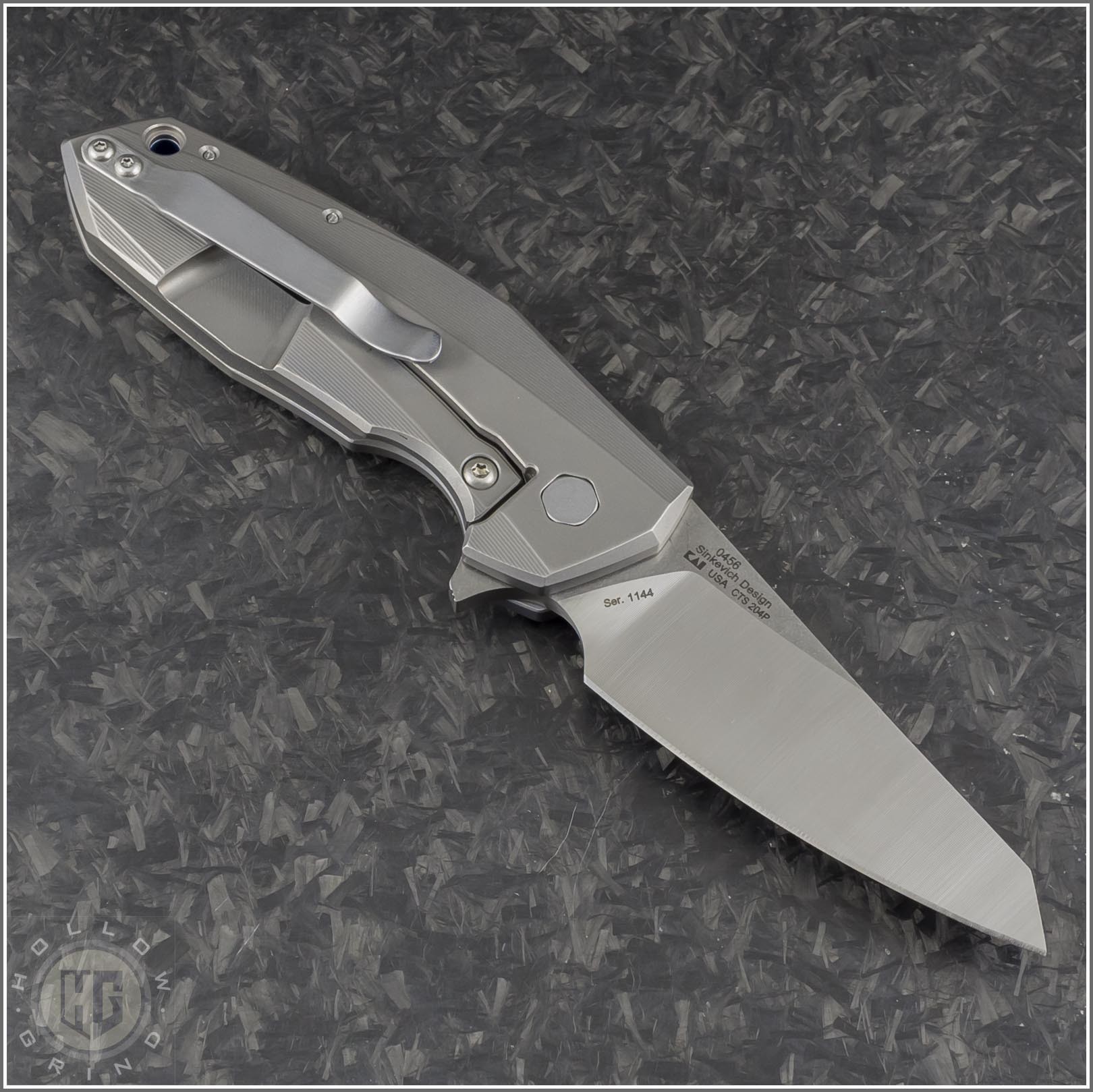 Zero Tolerance Titanium 0456 Reverse T/E Flipper S/A Knife (3.25in ...